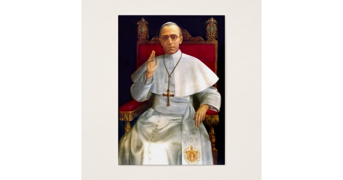 Pope Pius XII Prayer-card | Zazzle