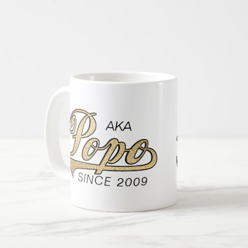 Popo Mug "AKA Popo Since..." | Zazzle
