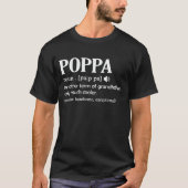 Poppa Definition Funny Meaning Cool Grandpa Gift T-Shirt | Zazzle