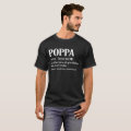 Poppa Definition Funny Meaning Cool Grandpa Gift T-Shirt | Zazzle