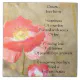 Poppy Expressions Happiness Poem Ceramic Tile | Zazzle