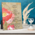 Poppy Expressions Happiness Poem Photo Plaque | Zazzle