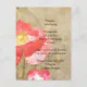 Poppy Expressions Happiness Poem Postcard | Zazzle
