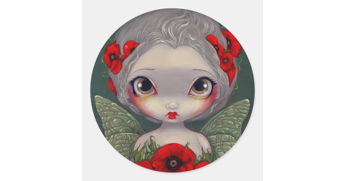 "Poppy Fairy" Sticker | Zazzle