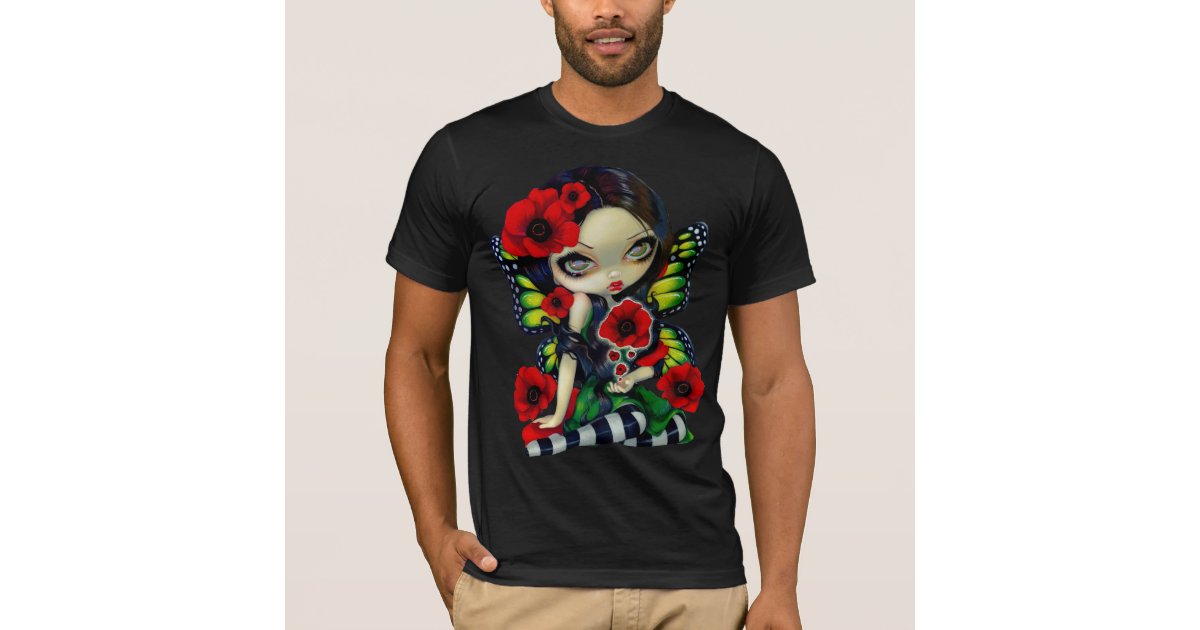 Poppy Magic gothic fairy SHIRT | Zazzle