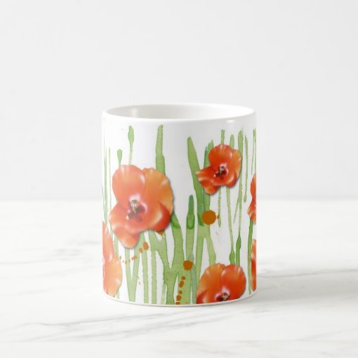 Poppy mug | Zazzle
