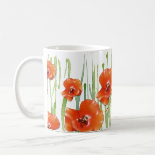 Poppy mug | Zazzle