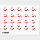 Poppy Sticker | Zazzle