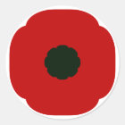 Red Poppy Sticker | Zazzle.com