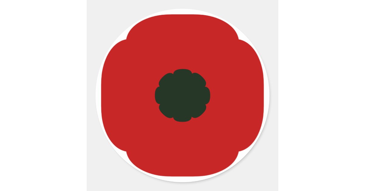 Poppy Stickers | Zazzle