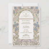 Poppy Wedding Invitations Art Nouveau by Mucha | Zazzle