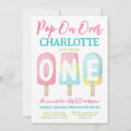 Popsicle 1st Birthday Invitation, Pop on Over Invitation | Zazzle