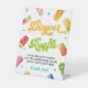Popsicle Ready to Pop Baby Shower Diaper Raffle Pedestal Sign | Zazzle