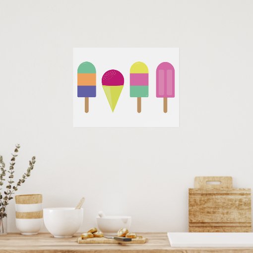 Popsicles Poster | Zazzle