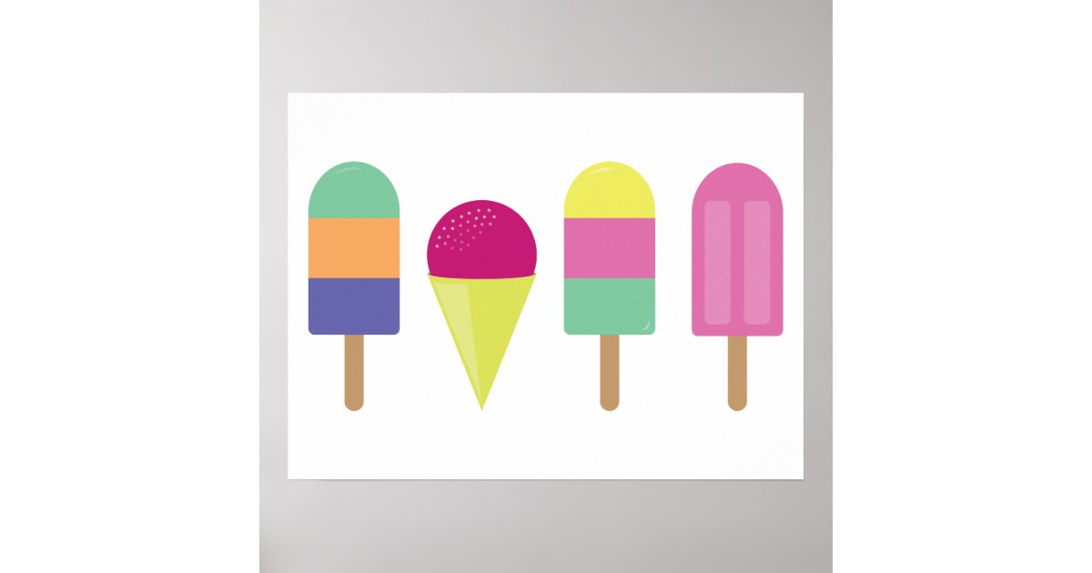 Popsicles Poster | Zazzle