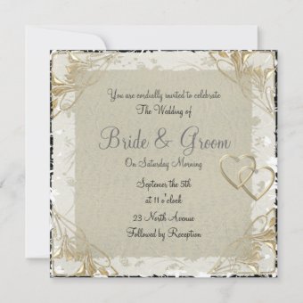 Popular and Elegant Old Paper Wedding Invitation | Zazzle