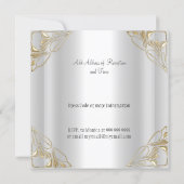 Popular and Elegant Silver Wedding Invitation | Zazzle