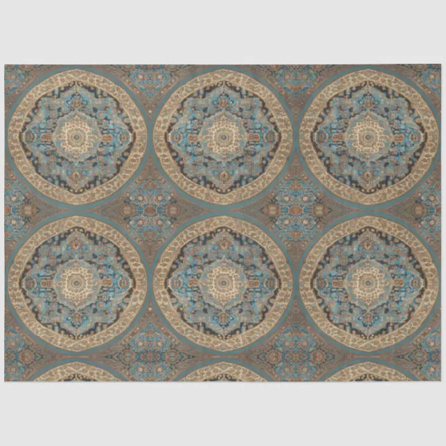 Popular Turkish Beautiful Old Pattern Collection Tissue Paper | Zazzle