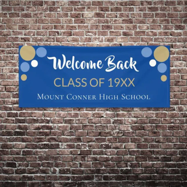 Popular! Welcome back Class Reunion banner | Zazzle