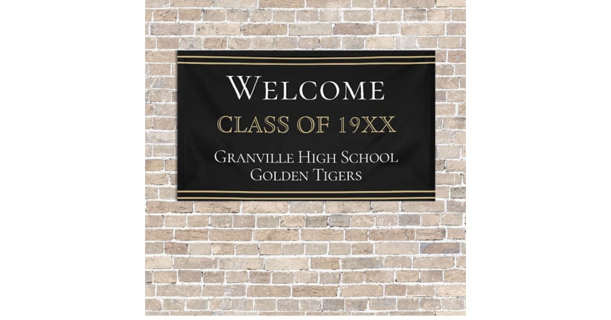 Popular! Welcome class reunion banner | Zazzle