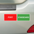 Port and Starboard sticker | Zazzle