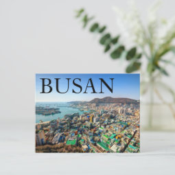 Port City Busan | South Korea Postcard | Zazzle
