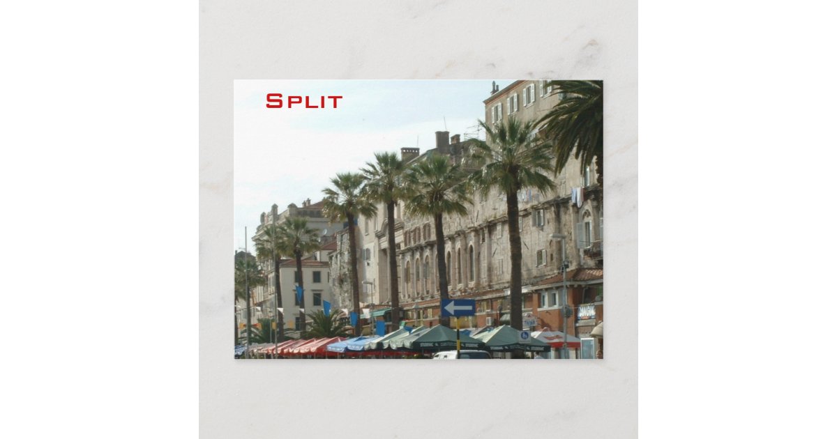 Port of Split Postcard | Zazzle