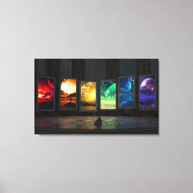 Portals Triptych Canvas Print | Zazzle