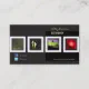 Portfolio business cards photos template | Zazzle