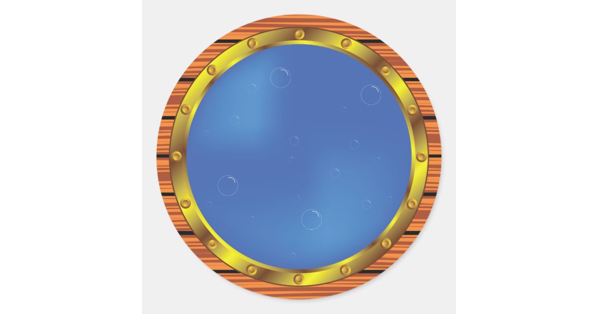Porthole Window Stickers | Zazzle