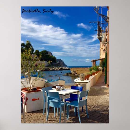 Porticello, Sicily Poster | Zazzle.com