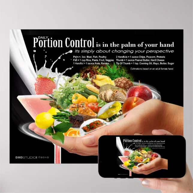 Portion Control Print | Zazzle