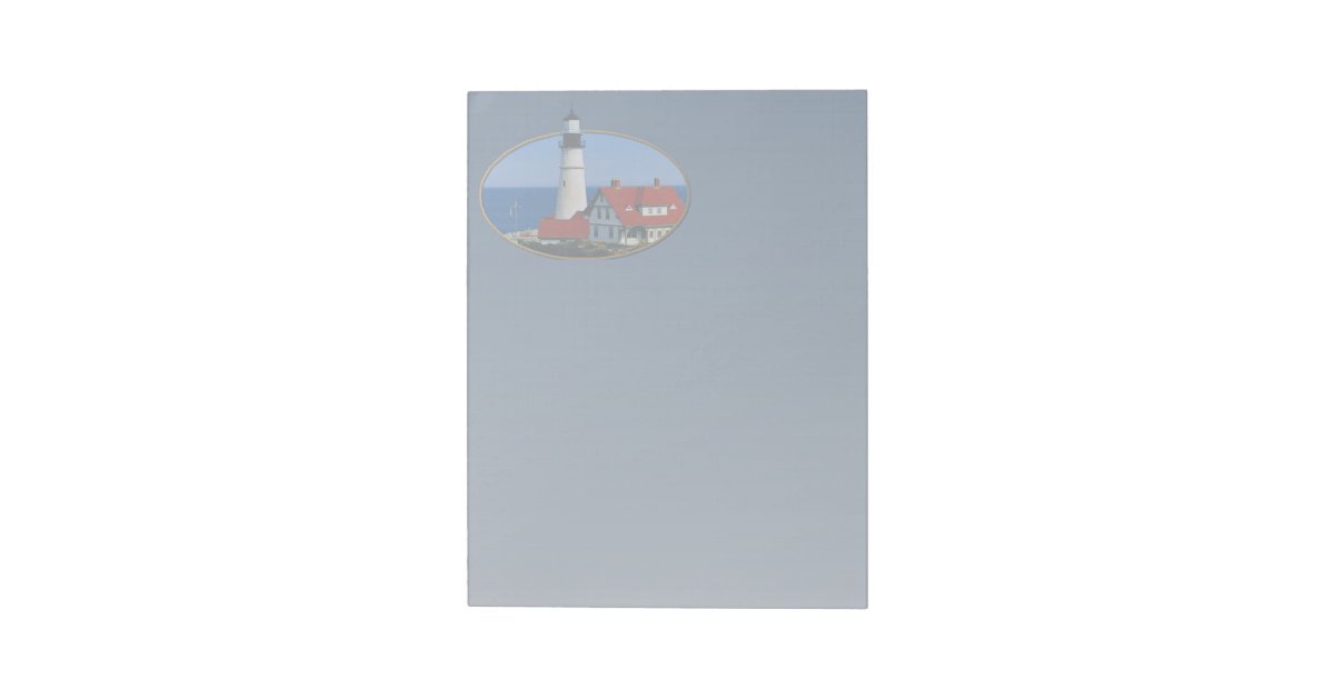 Portland Head Light Notepad | Zazzle