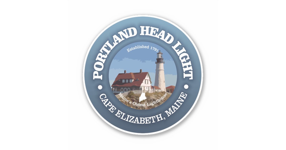 Portland Head Light Sticker | Zazzle