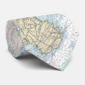 Portland Maine Nautical Navigation Chart Neck Tie | Zazzle