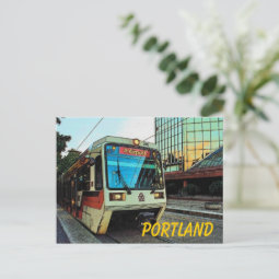 Portland (MAX) Postcard | Zazzle