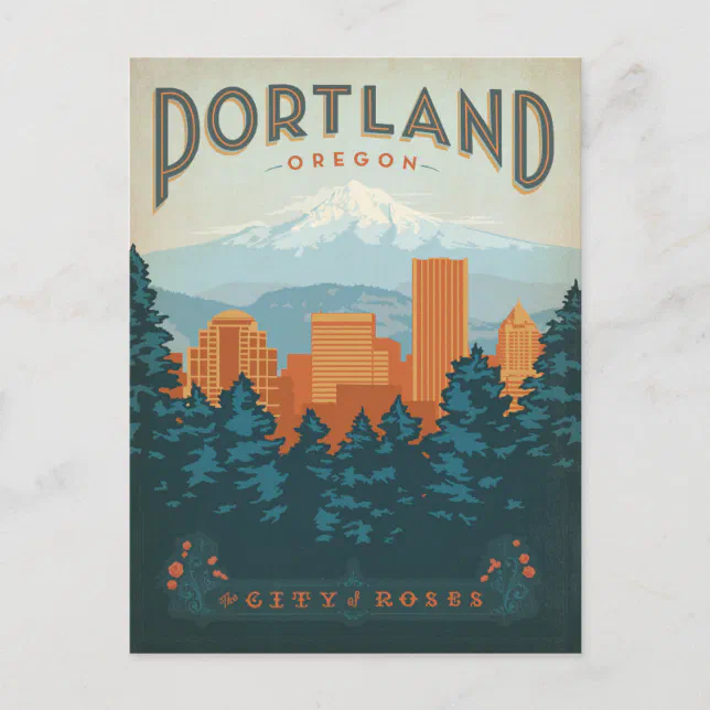 Portland, OR Postcard | Zazzle