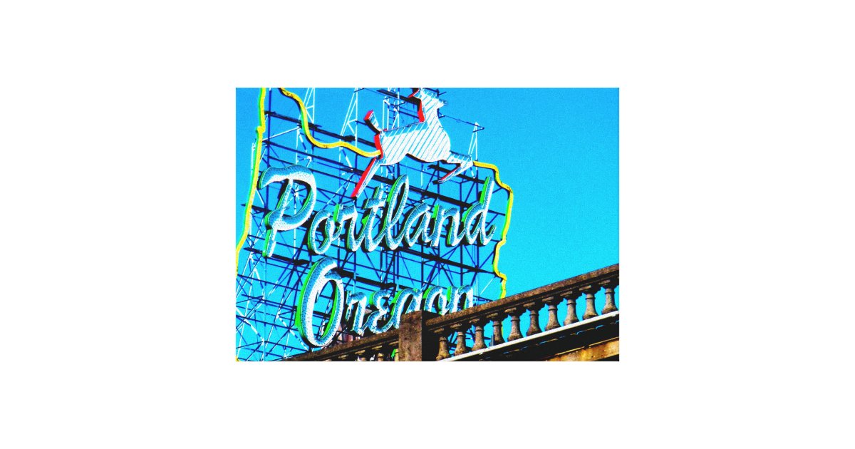 PORTLAND, OREGON Canvas Print | Zazzle.com