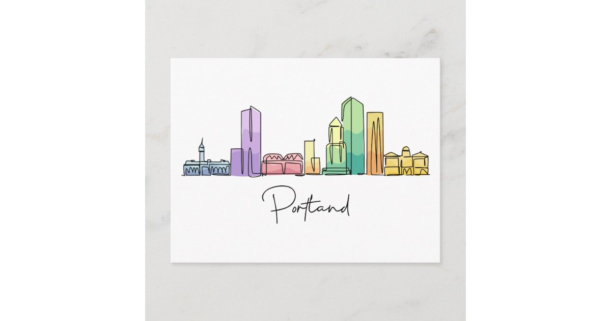 Portland OREGON Postcard | Zazzle