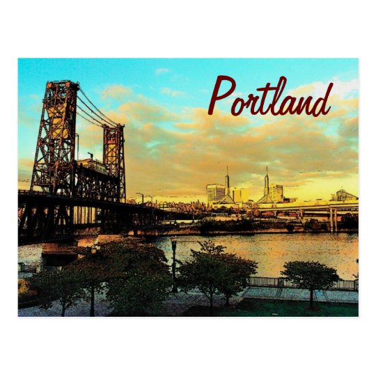 Portland Postcard | Zazzle.com