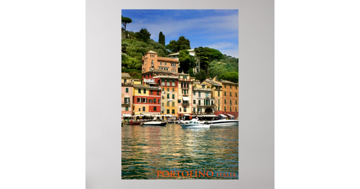 Portofino Italia Poster | Zazzle