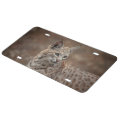 Portrait of a Bobcat License Plate | Zazzle