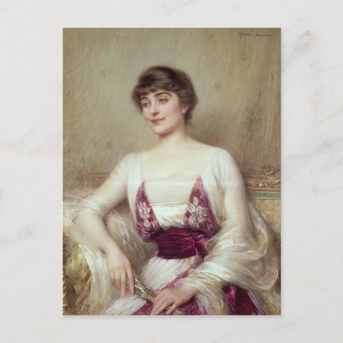 Portrait of a Countess Postcard | Zazzle.com