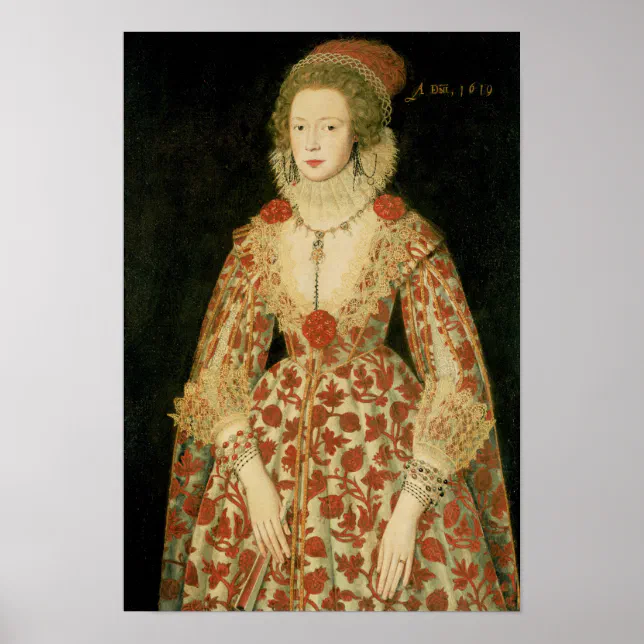 Portrait of a Lady, 1619 Poster | Zazzle