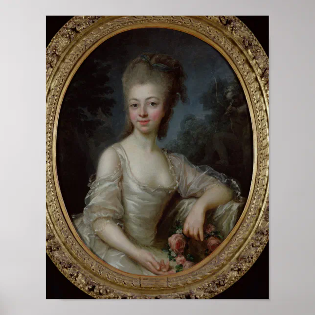 Portrait of a Young Girl, 1775 Poster | Zazzle