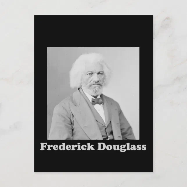 Portrait of Abolitionist Frederick Douglass Postcard | Zazzle