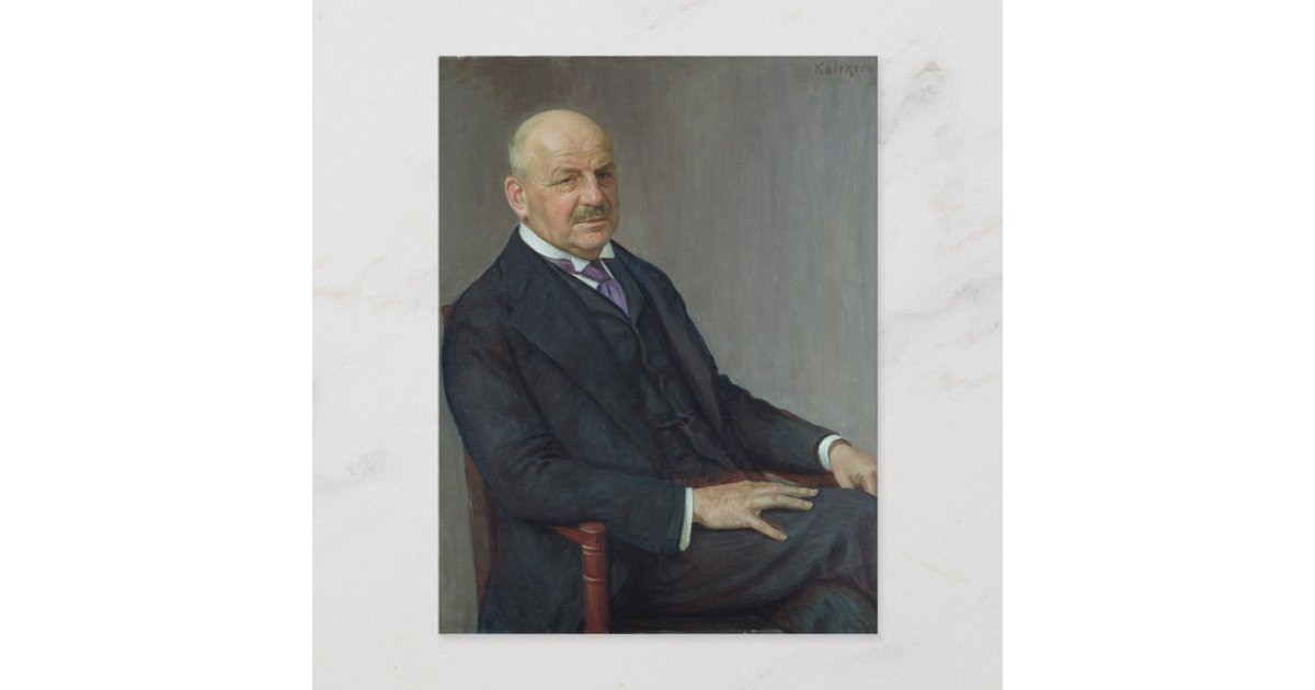 Portrait of Alfred Lichtwark 1912 Postcard | Zazzle