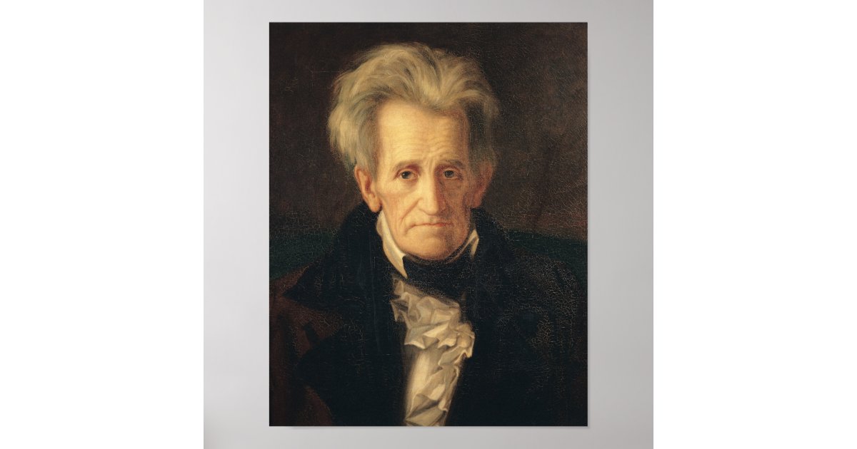 Portrait of Andrew Jackson Poster | Zazzle