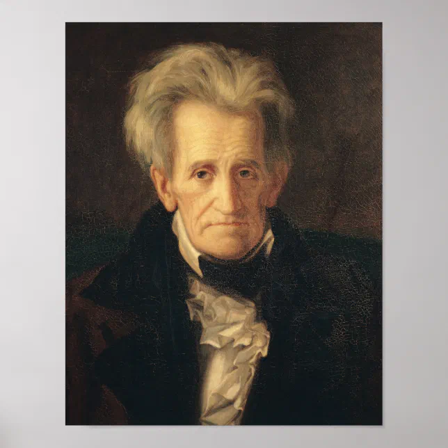 Portrait of Andrew Jackson Poster | Zazzle
