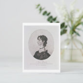 Portrait of Anne Bronte (1820-49) from a drawing i Postcard | Zazzle
